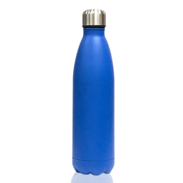 Geneva SS Water Bottle Matte Blue | Decografix
